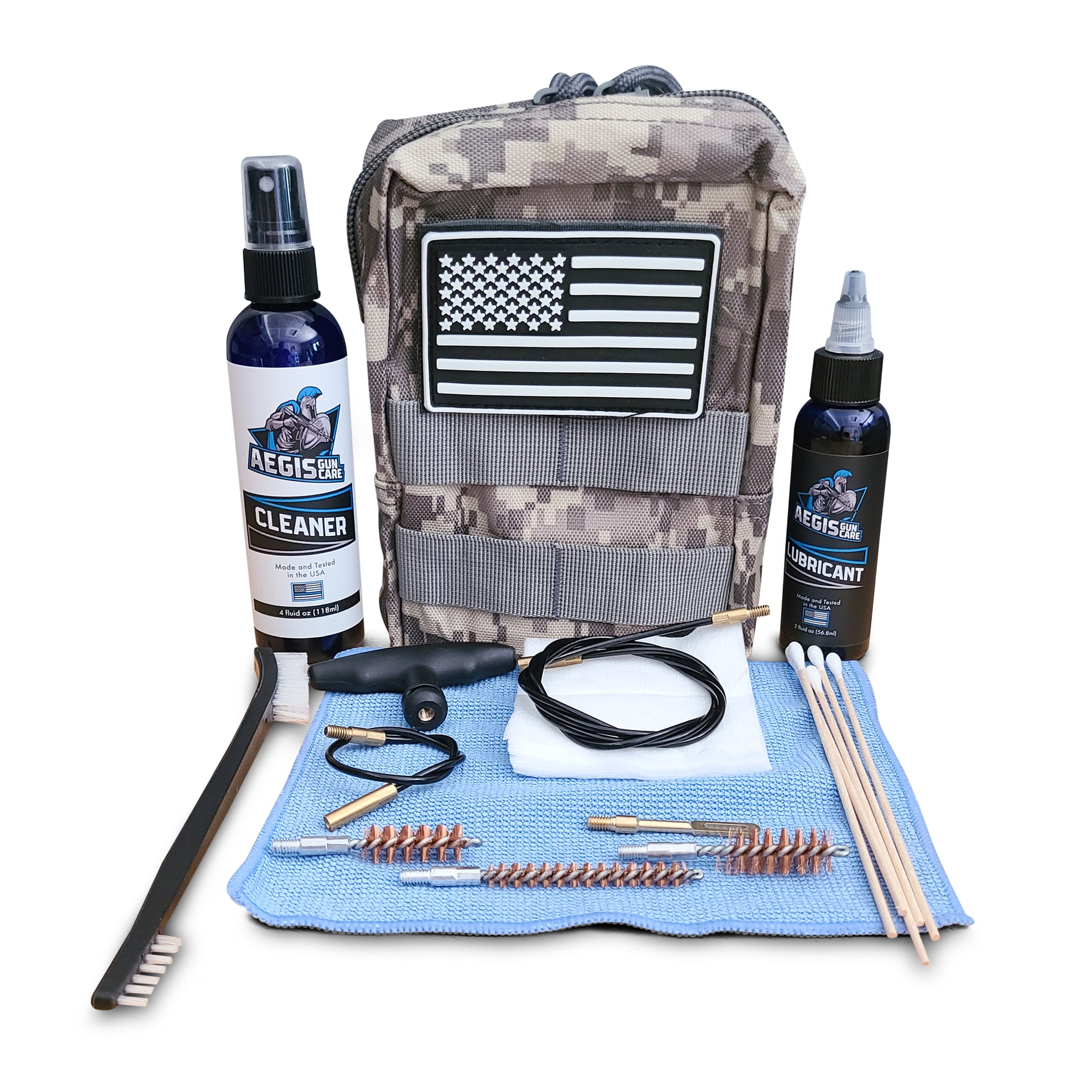 Field cleaning kit (Digital ACU camo) – Aegis Gun Care